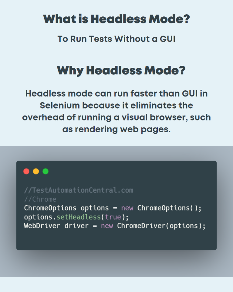 Running Selenium Tests In Headless Mode How To Run Tests Without A Gui Test Automation Central